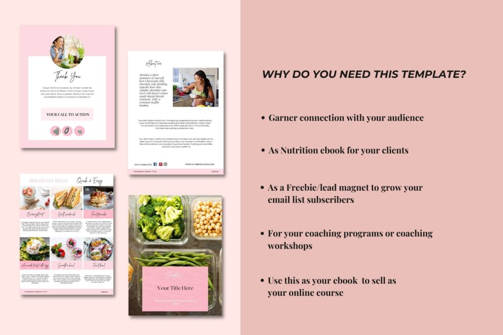Nutrition Recipe Ebook Template