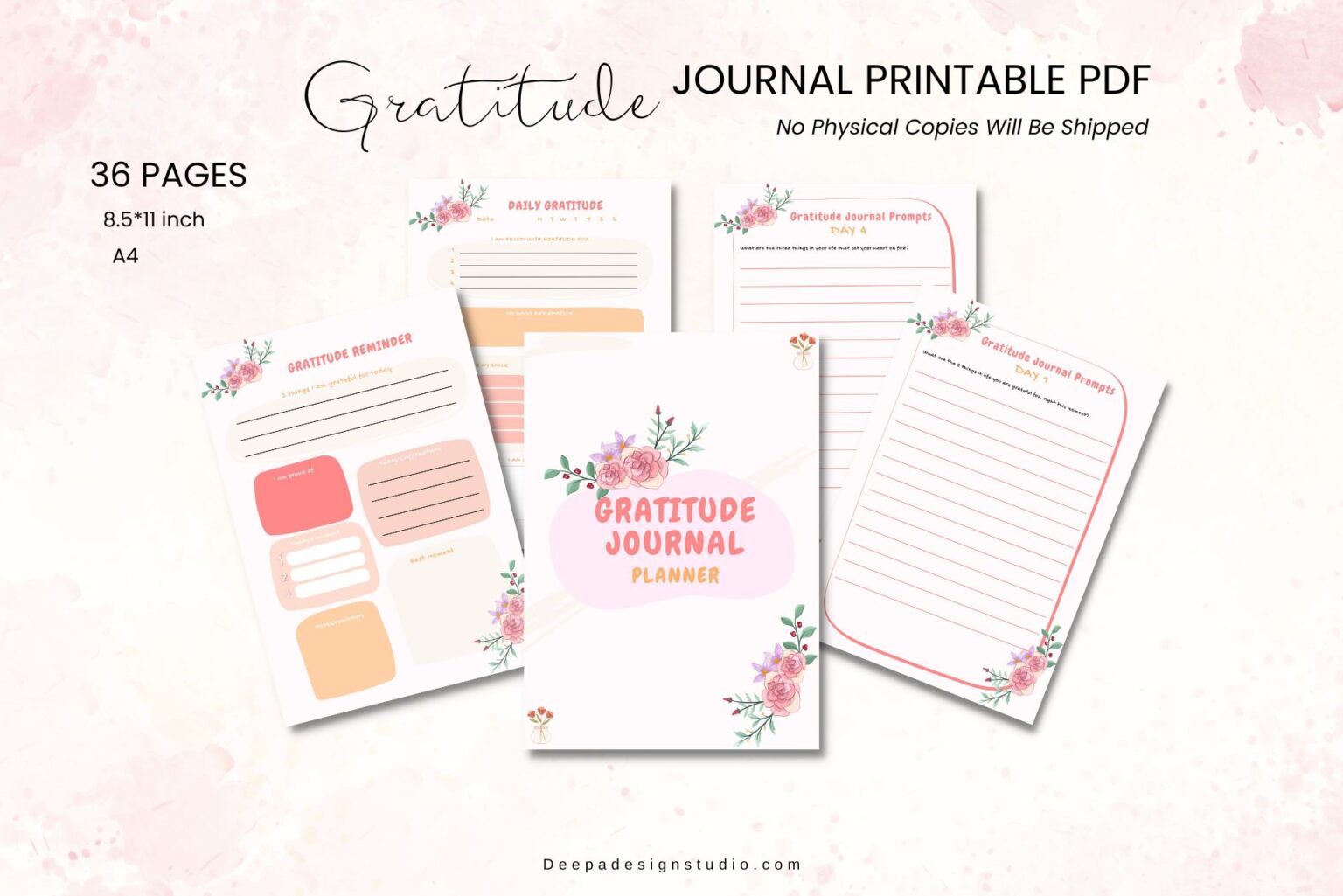 80 Powerful Gratitude List Journal Prompts for a happy life