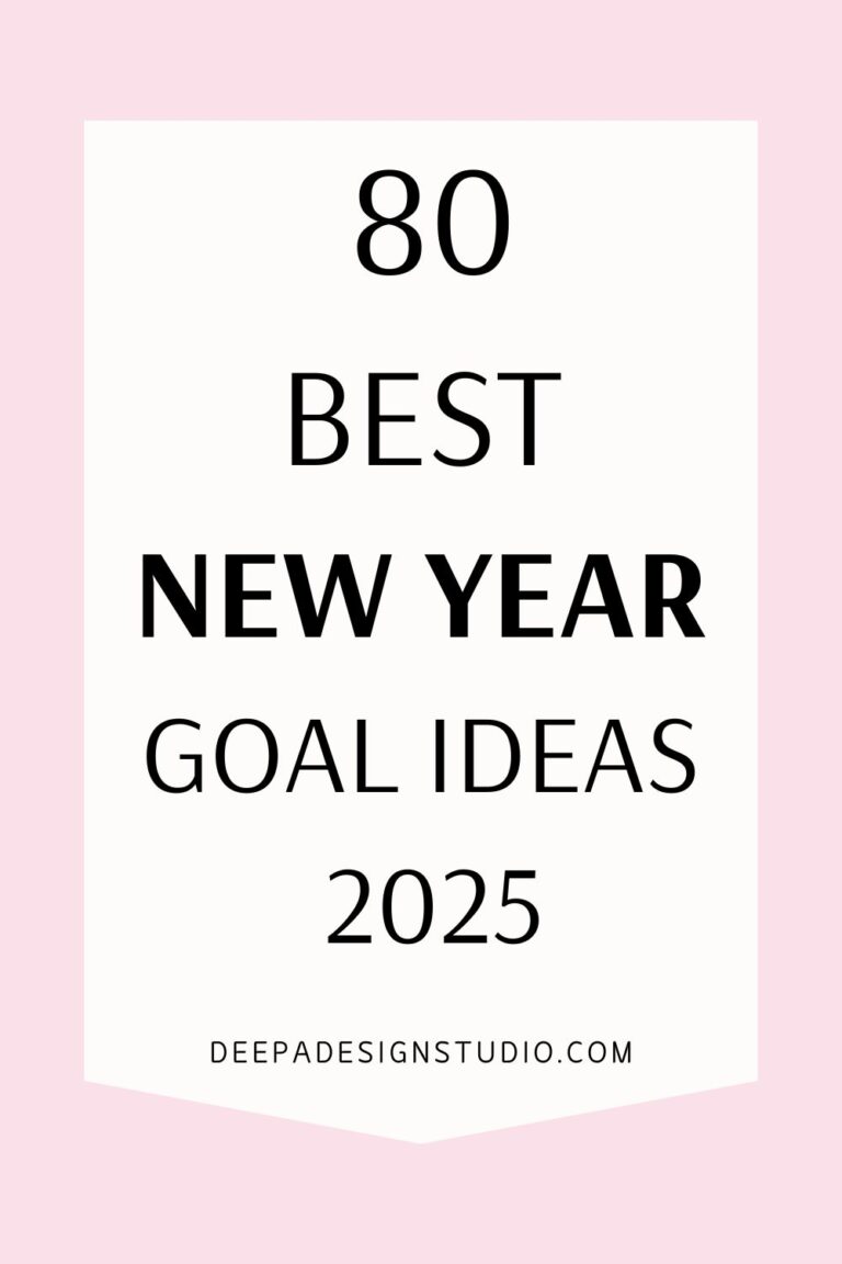 New Year Resolution - 86 Healthy Goal Ideas for 2025