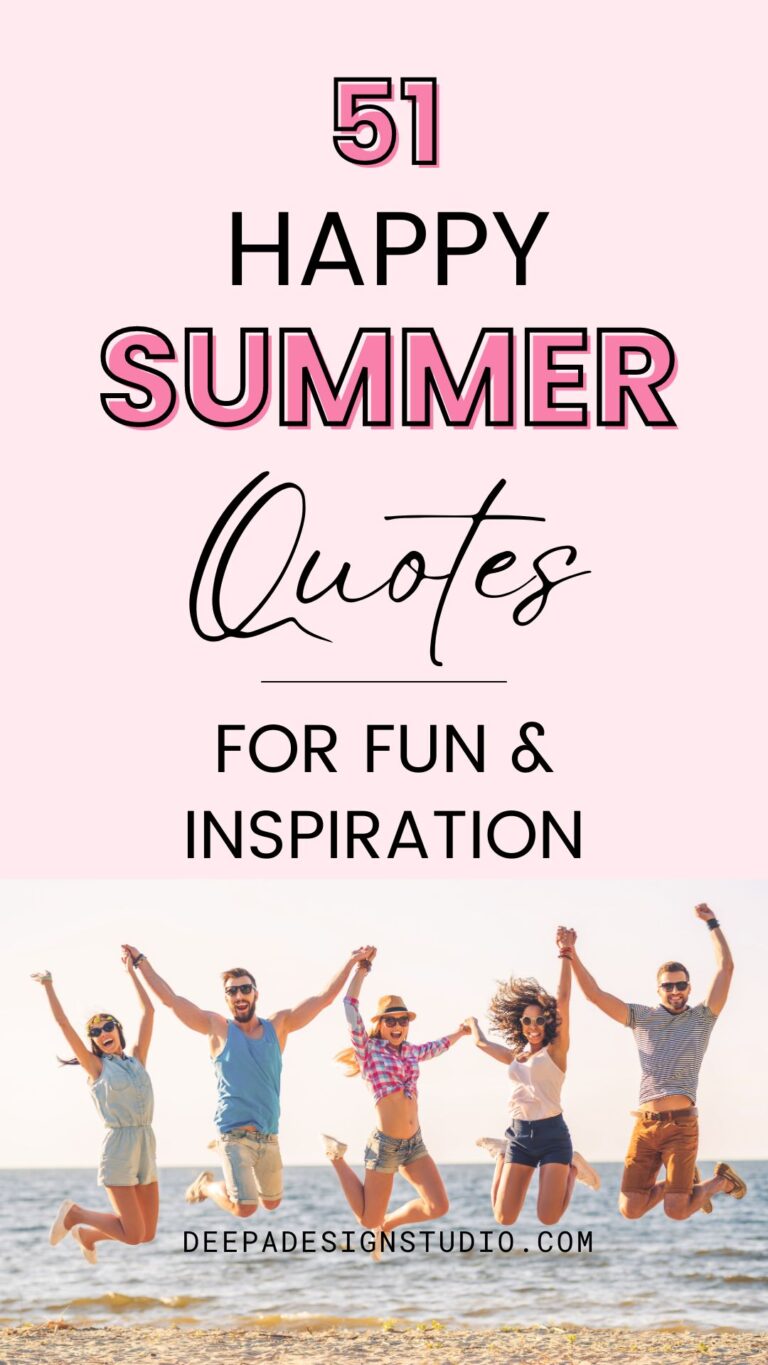 51 Happy Summer Quotes for fun and inspiration
