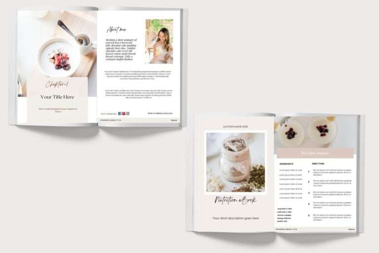 Nutrition Recipe Bundle Template - KOKO