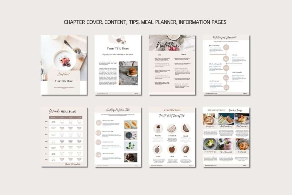 Nutrition Recipe Bundle Template - KOKO