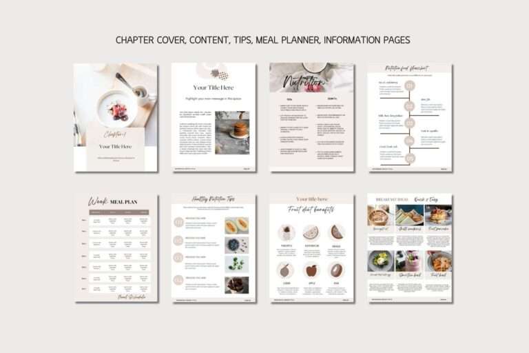 Nutrition Recipe Bundle Template - KOKO