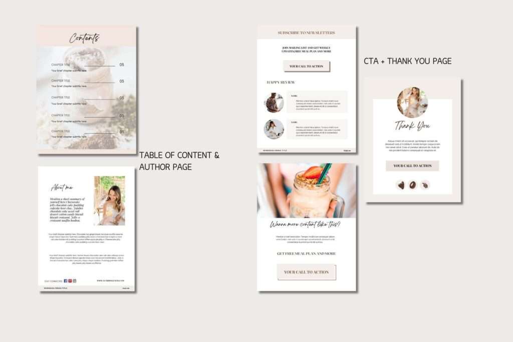 Nutrition Recipe Bundle Template - KOKO